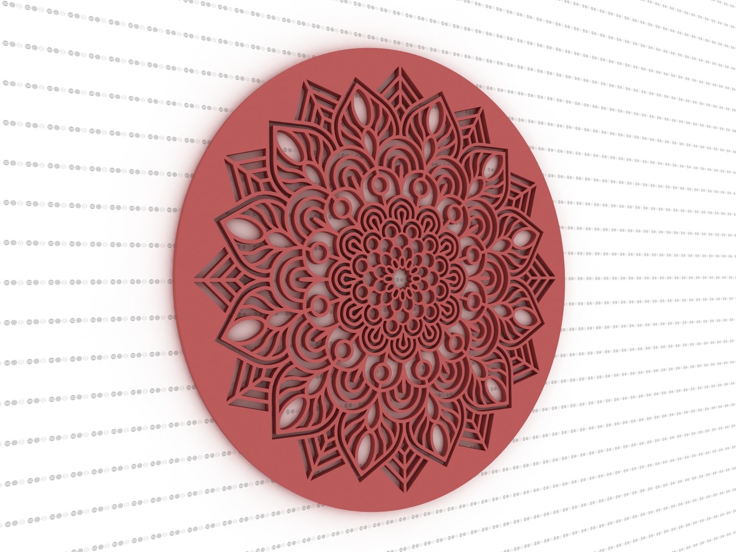 Mandala Cnc 3D - TurboSquid 1583442