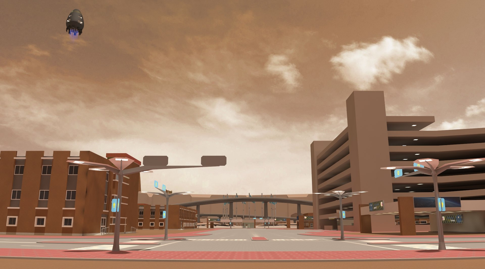 Mars City 3D Model - TurboSquid 1816023