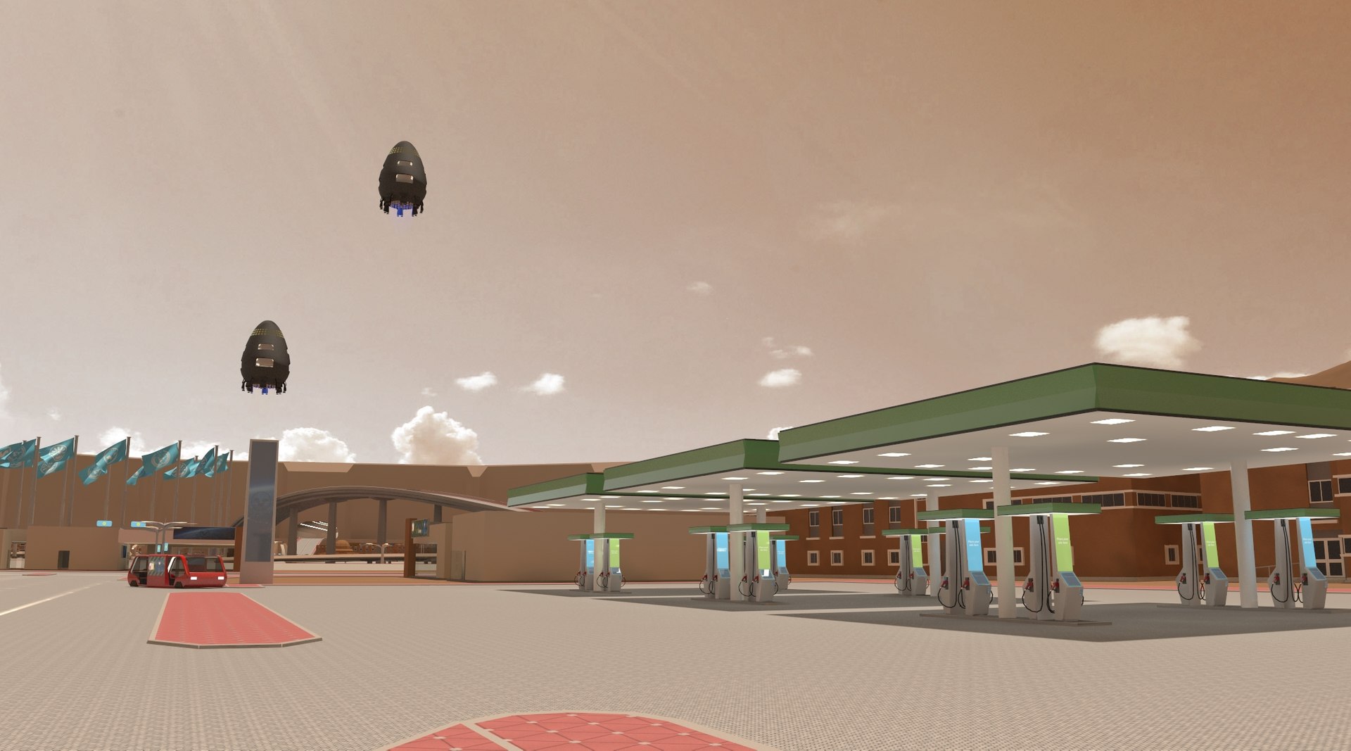 Mars City 3D Model - TurboSquid 1816023