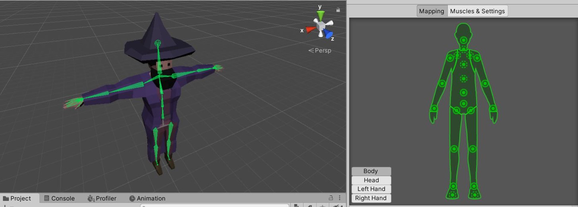 3D Low Poly Wizard Rigged 5 - TurboSquid 2171662