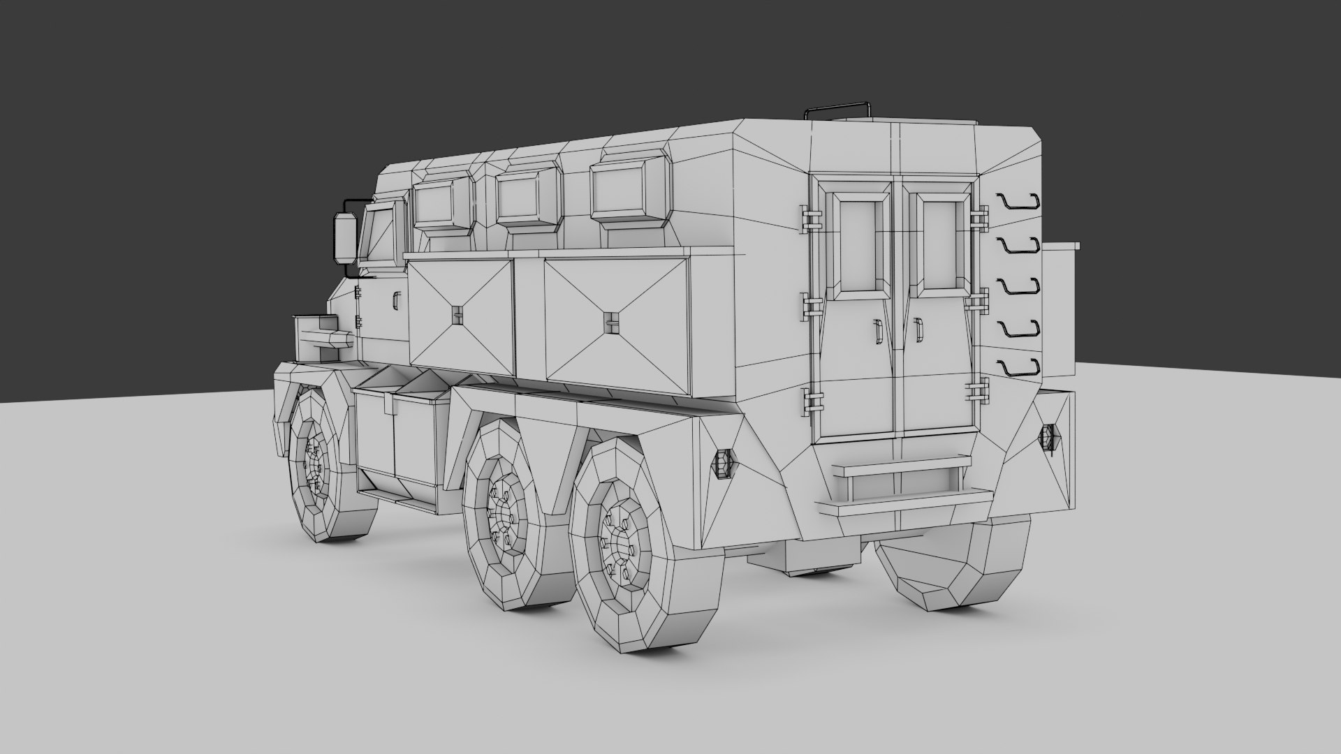 3D Model Low Poly Mrap 3D - TurboSquid 2251802