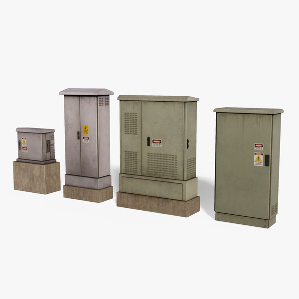 Utility Box Blender Models for Download | TurboSquid