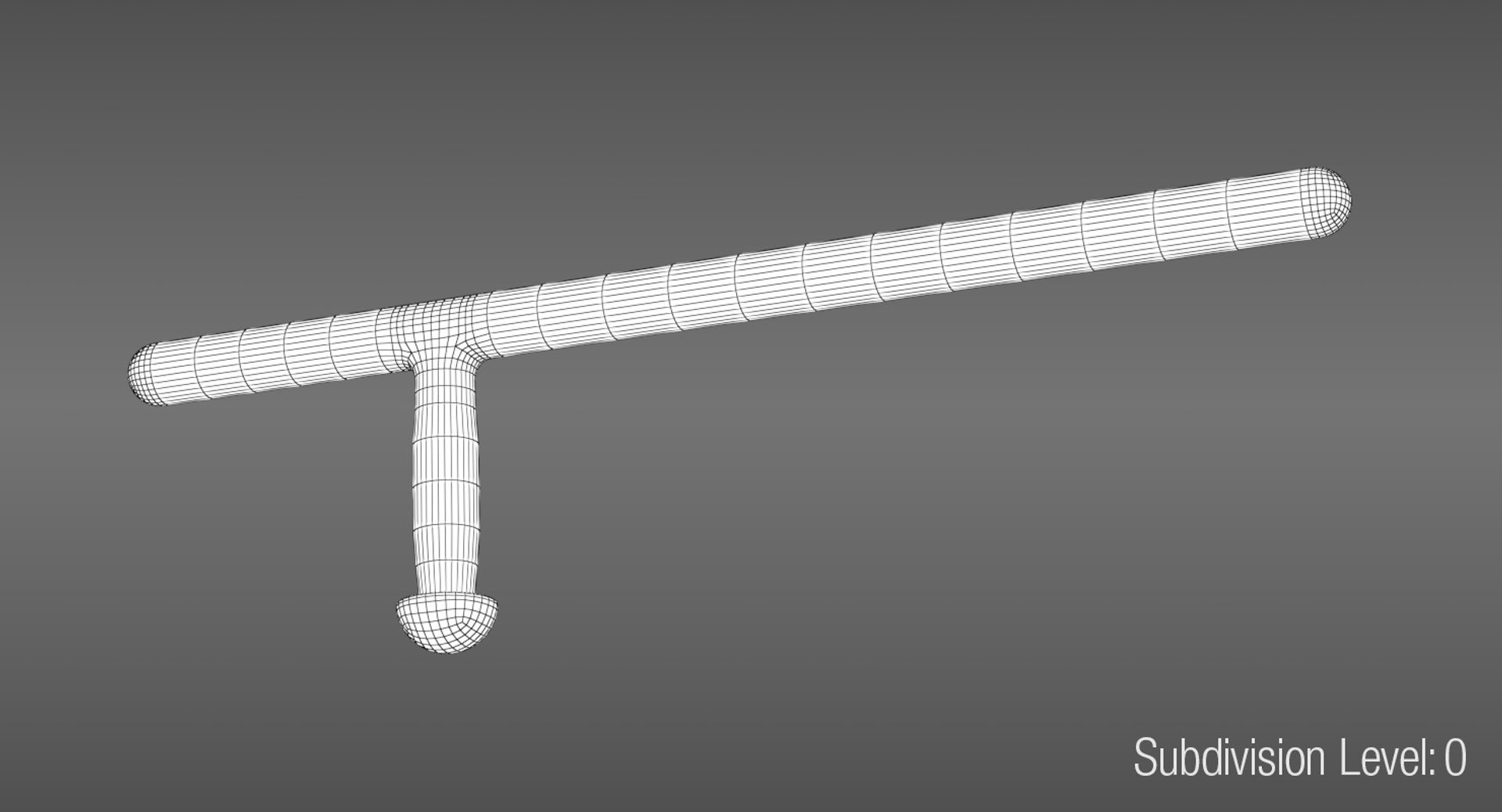 Police Baton 3D Model - TurboSquid 1422353