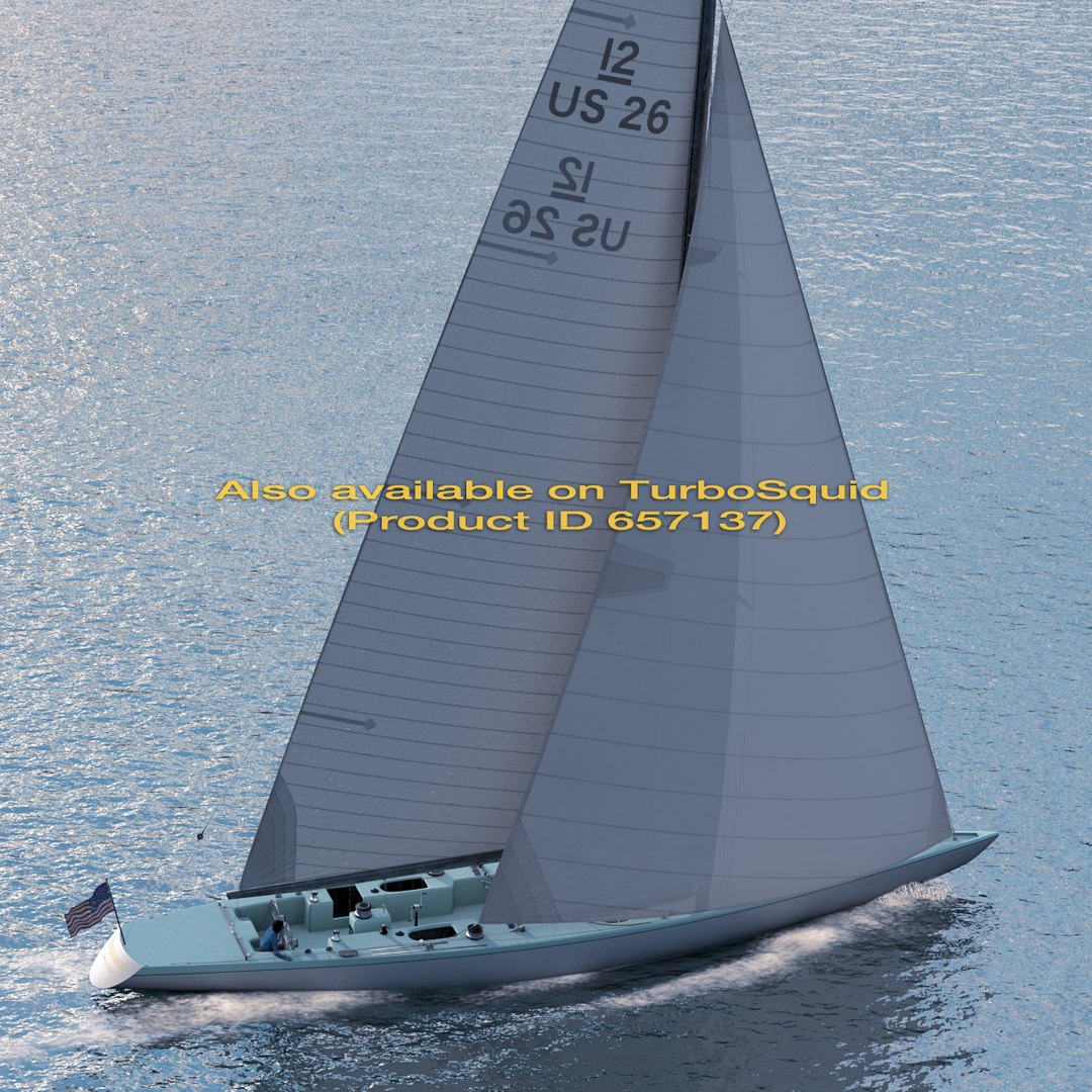 Stephens Courageous Half Hull 3d Model