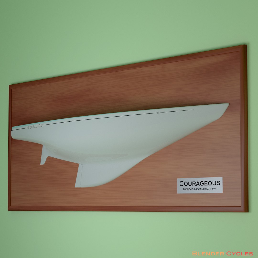 Stephens Courageous Half Hull 3d Model