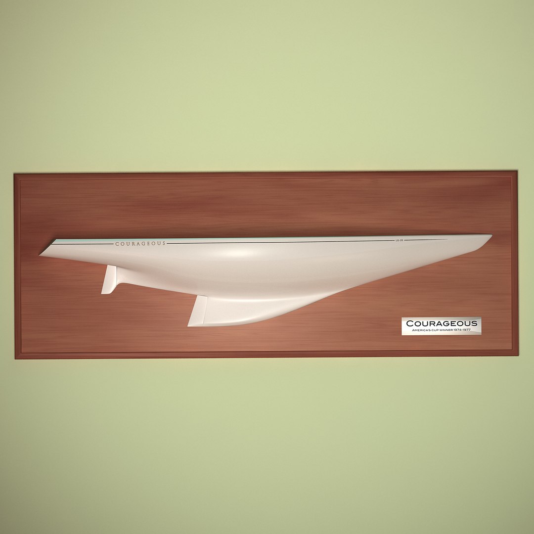 Stephens Courageous Half Hull 3d Model