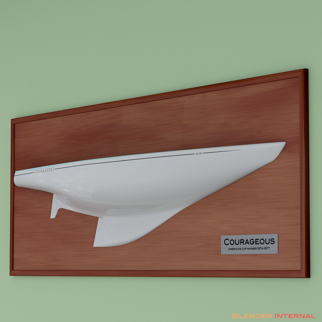 Stephens Courageous Half Hull 3d Model