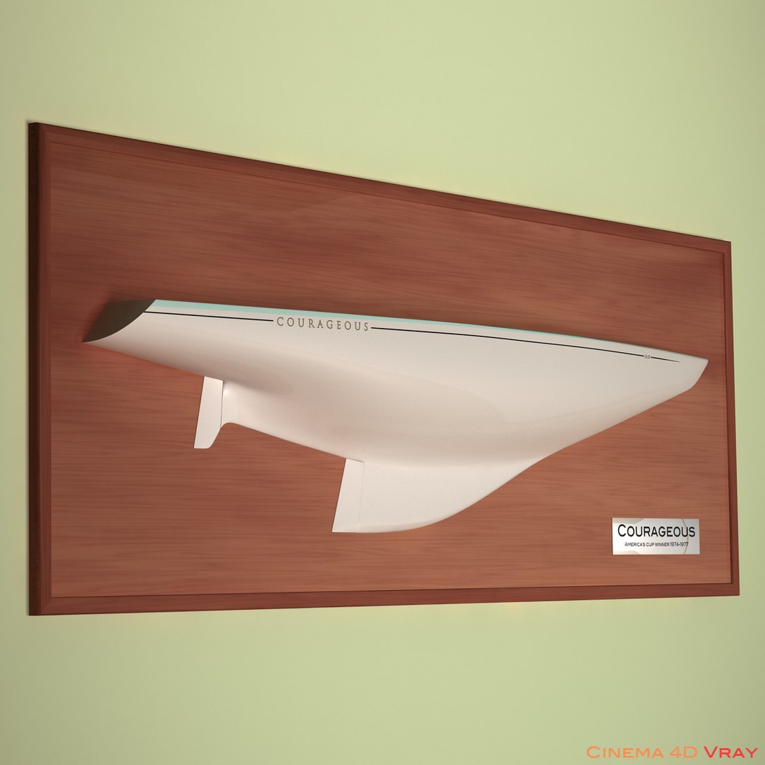 Stephens Courageous Half Hull 3d Model