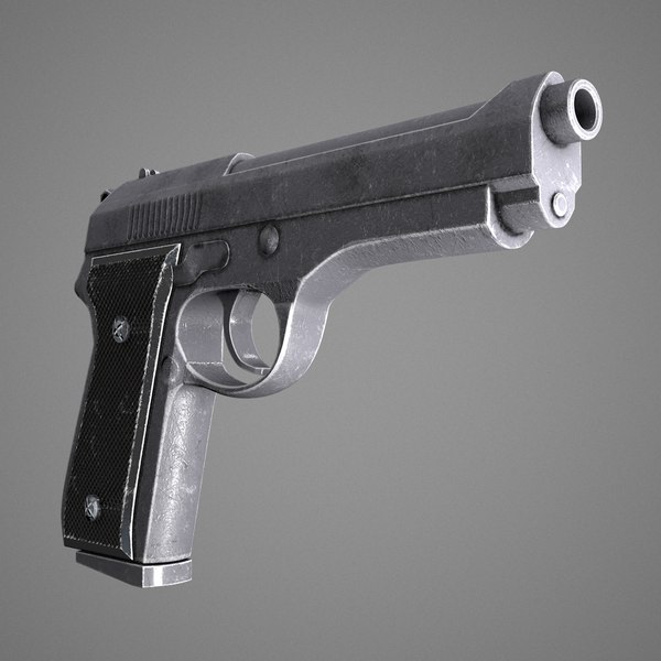 3D Simple Handgun model - TurboSquid 1797080
