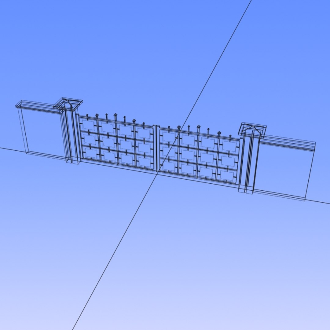Fence Gate 3d Model