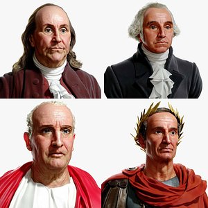3D George Washington Models - Browse & Download Formats - TurboSquid