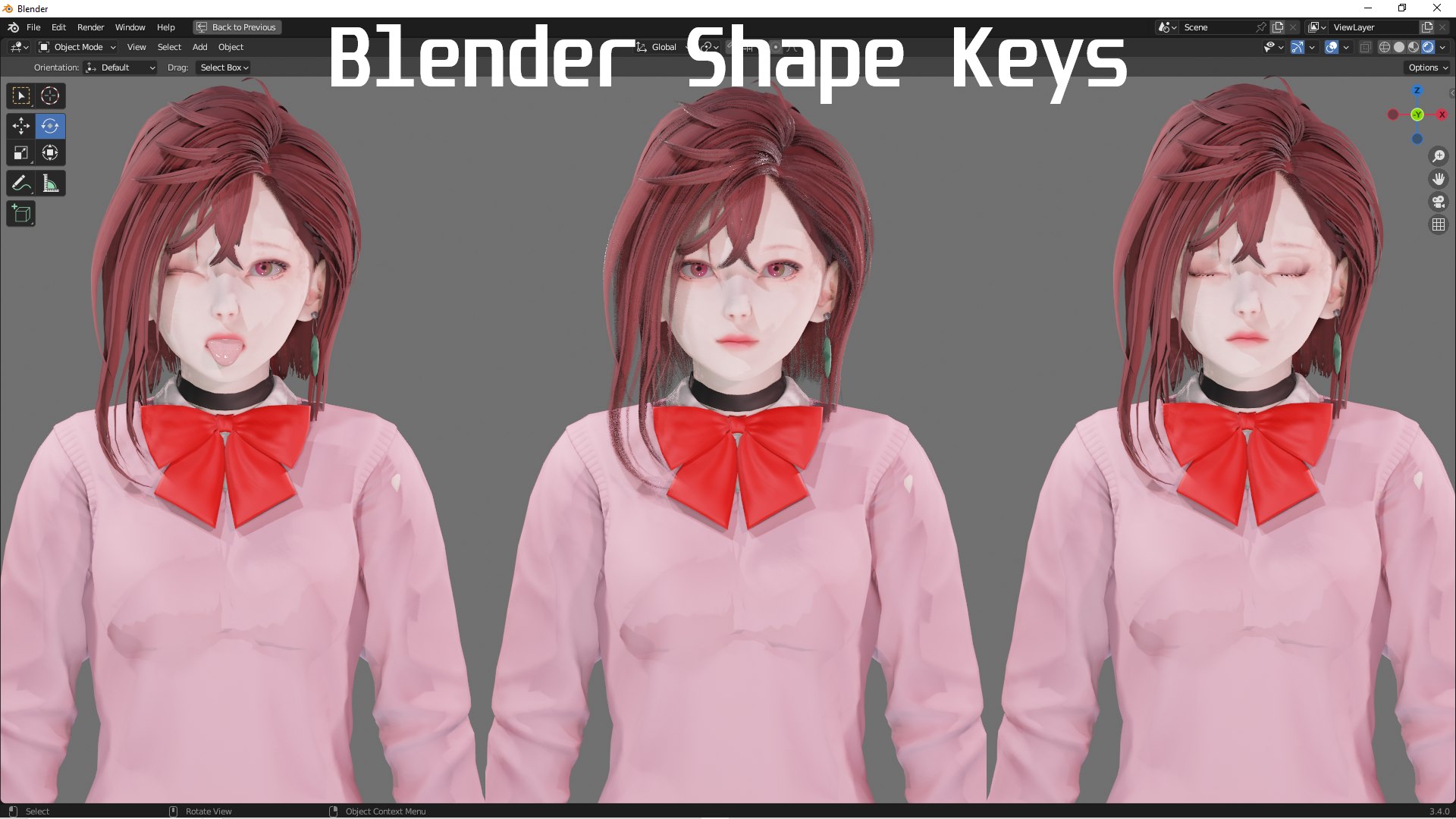 Cosplay Momo Ayase - UE5 - Unity - Blender - Animated - Realistic Female Character Model ...