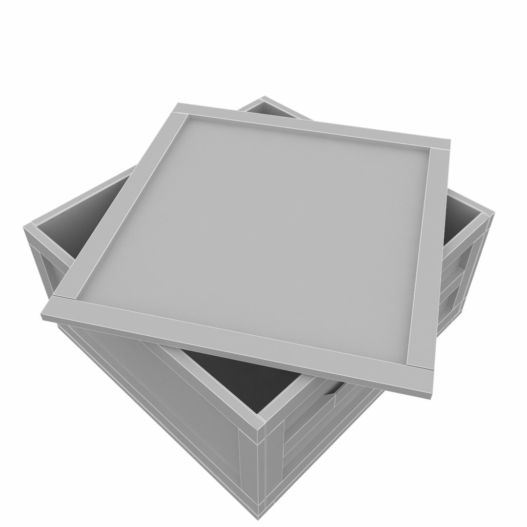 Free Boxes Open 3d Model