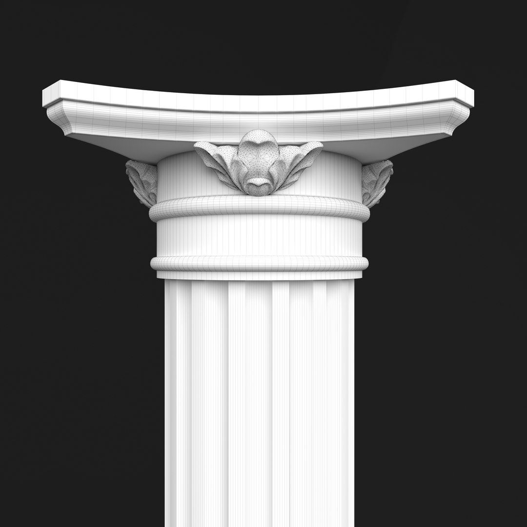 Column Decorative 02 3D Model - TurboSquid 2400600