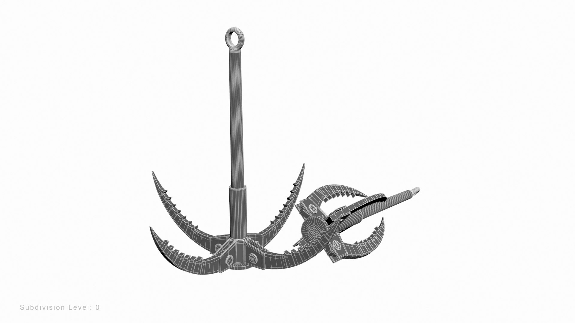 3D grappling hook - TurboSquid 1448457