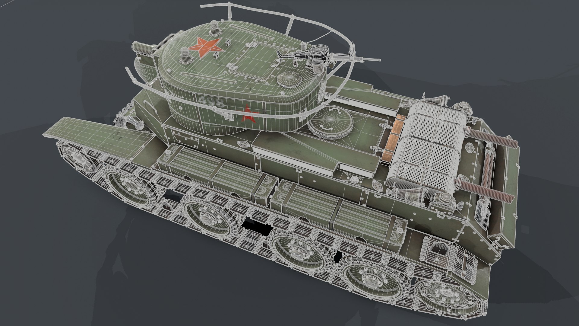 Soviet Tank BT-7A 3D - TurboSquid 1800434