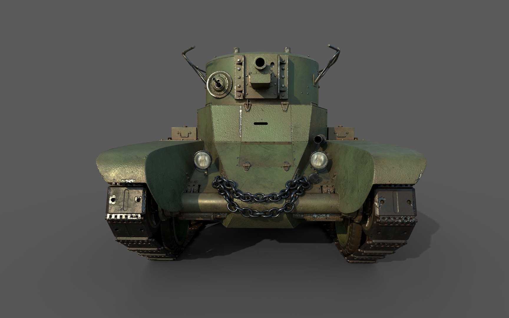 Soviet Tank BT-7A 3D - TurboSquid 1800434