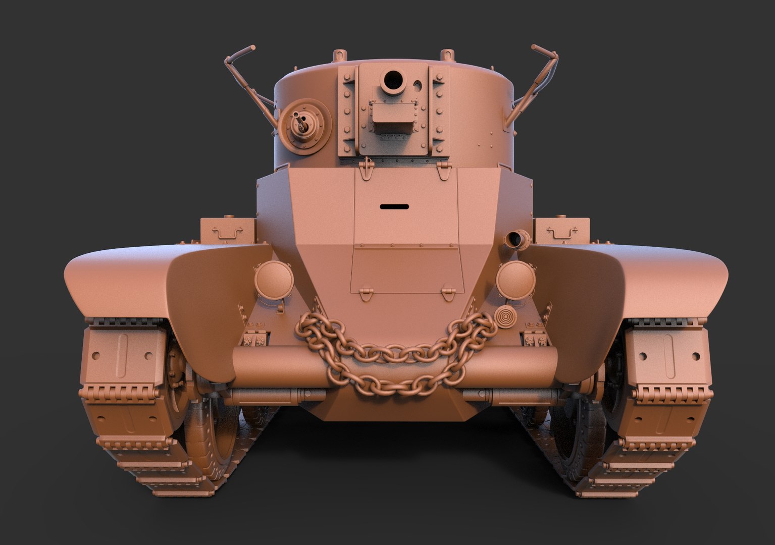 Soviet Tank BT-7A 3D - TurboSquid 1800434