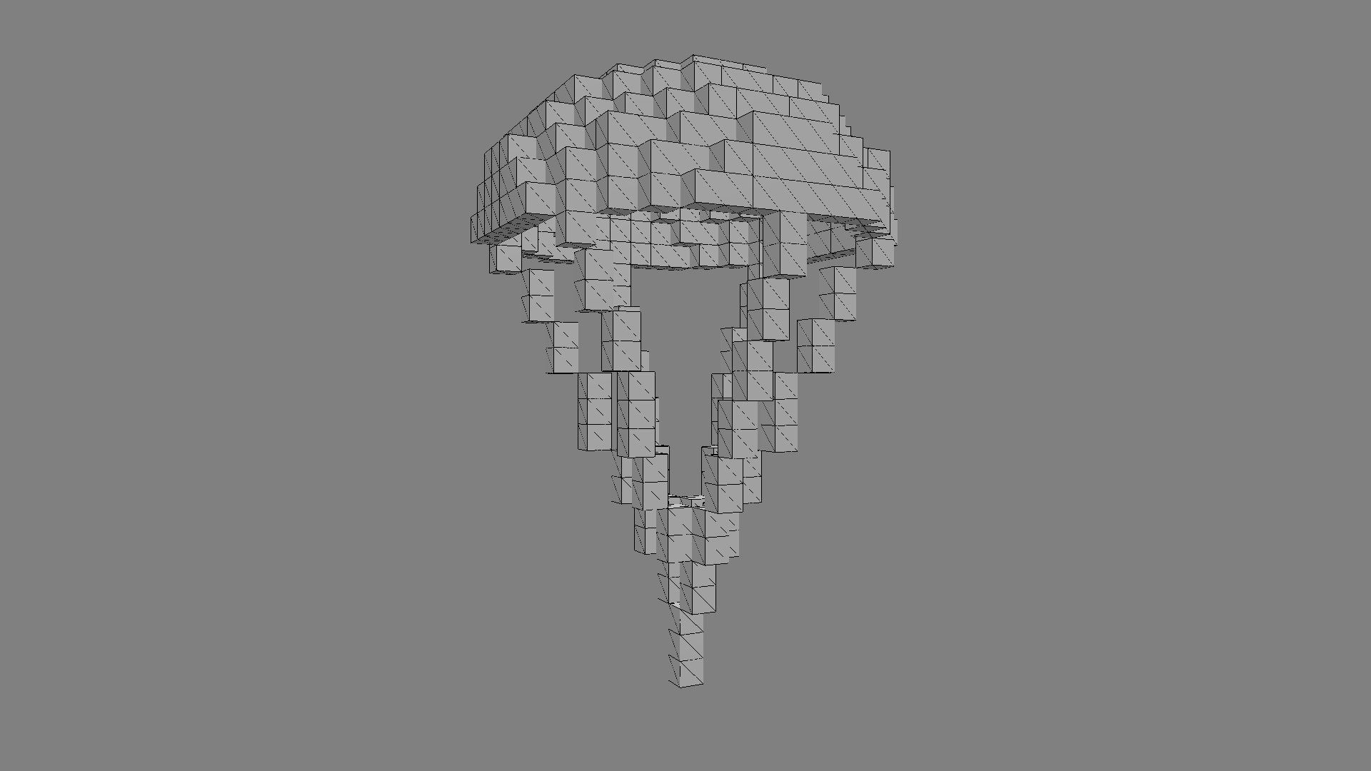 3D Parachute - Pixelated Model - TurboSquid 1966696