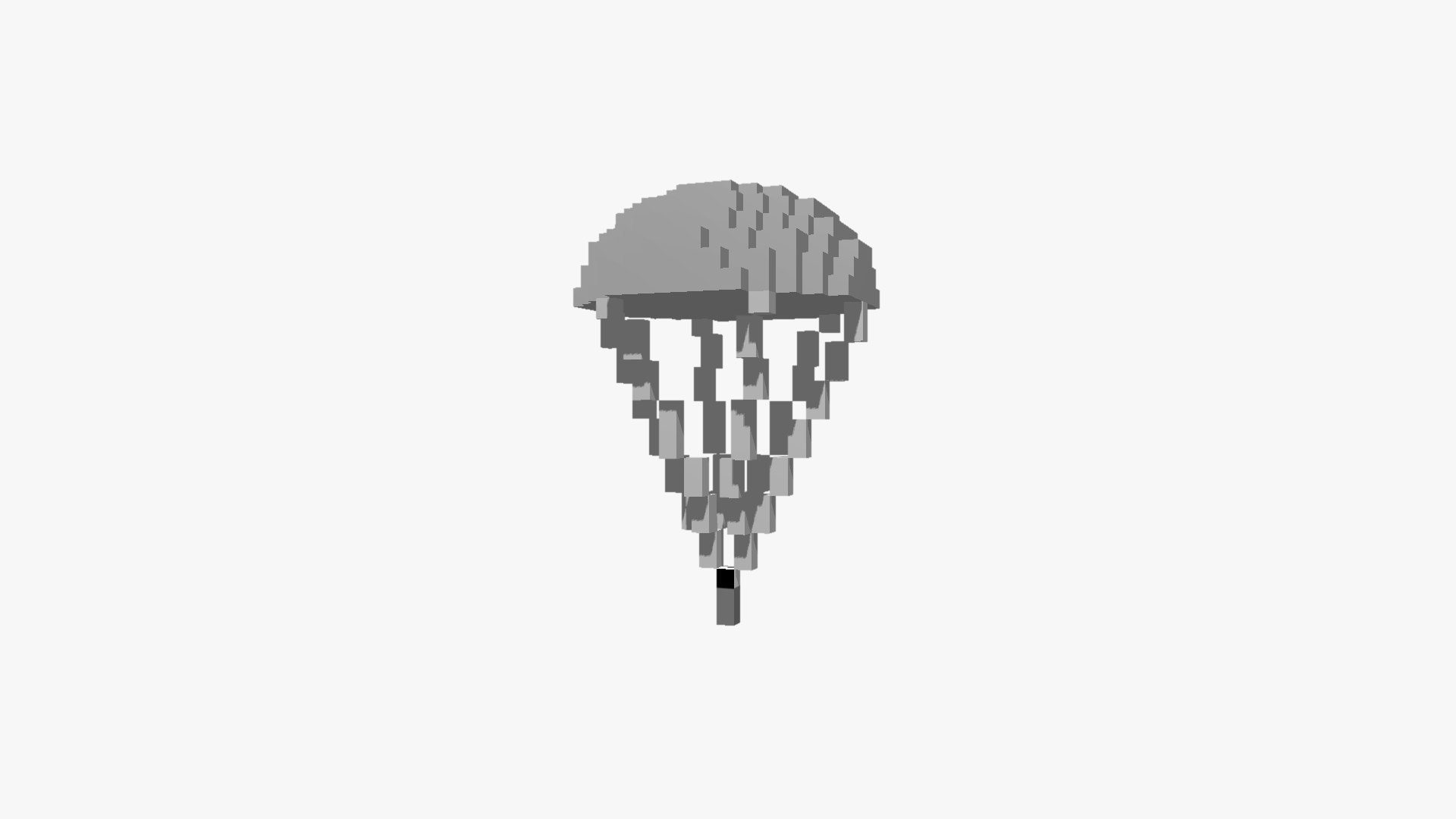 3D Parachute - Pixelated Model - TurboSquid 1966696