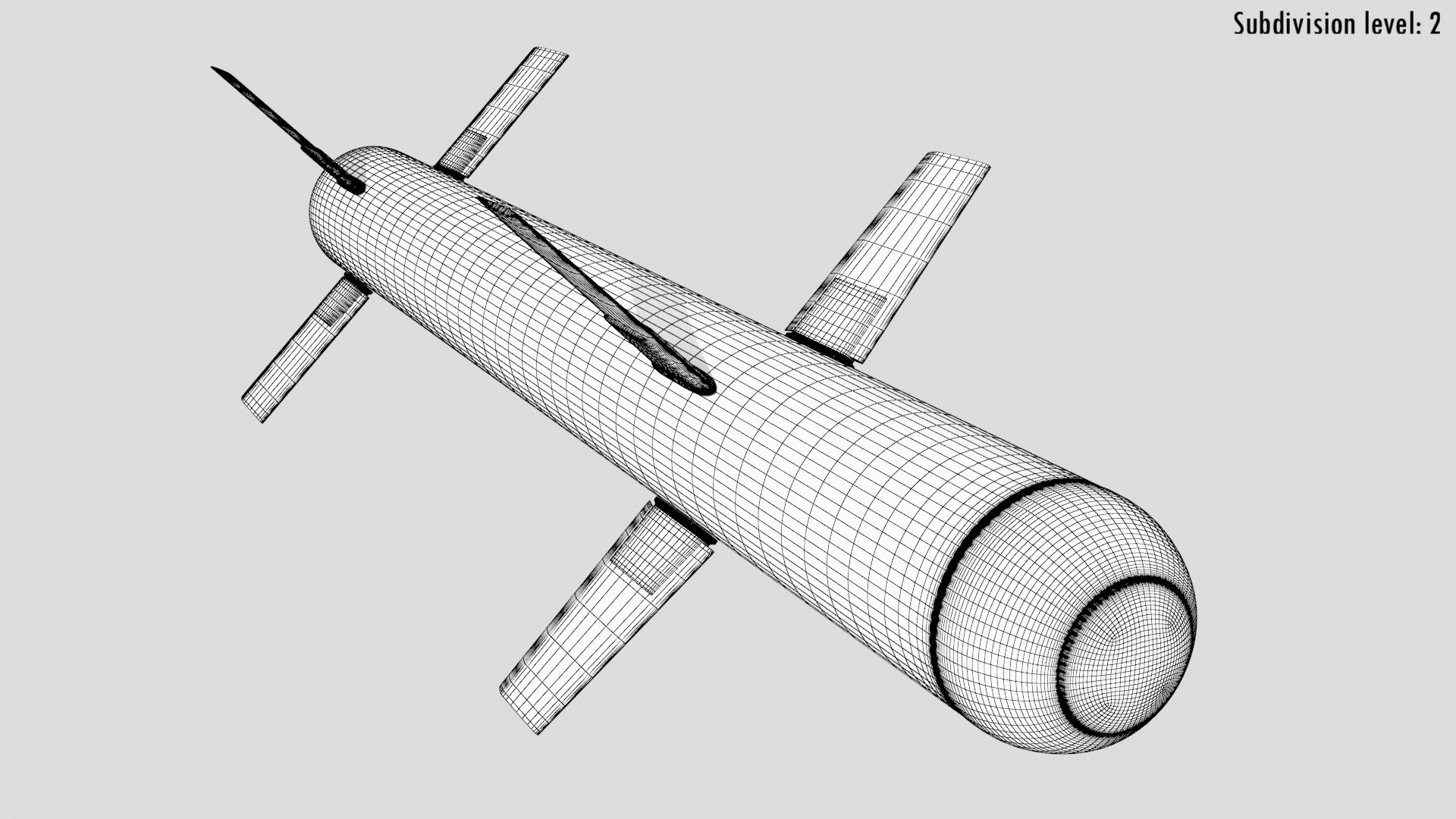 3D Aircraft Missile Generic - TurboSquid 1959089