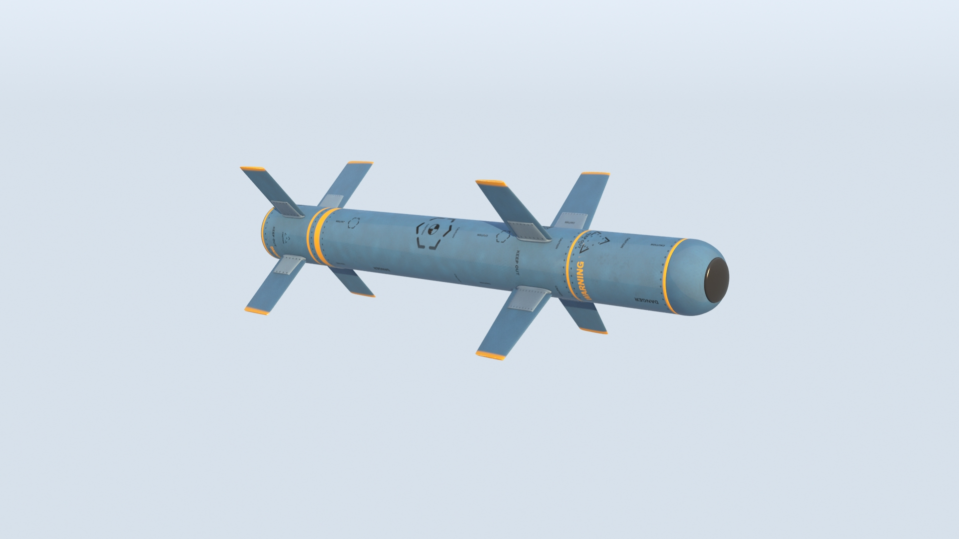3D Aircraft Missile Generic - TurboSquid 1959089