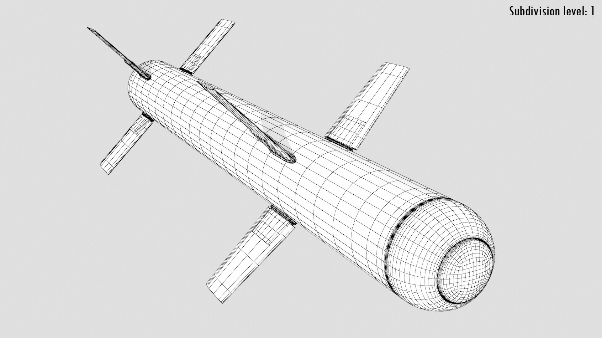 3D Aircraft Missile Generic - TurboSquid 1959089