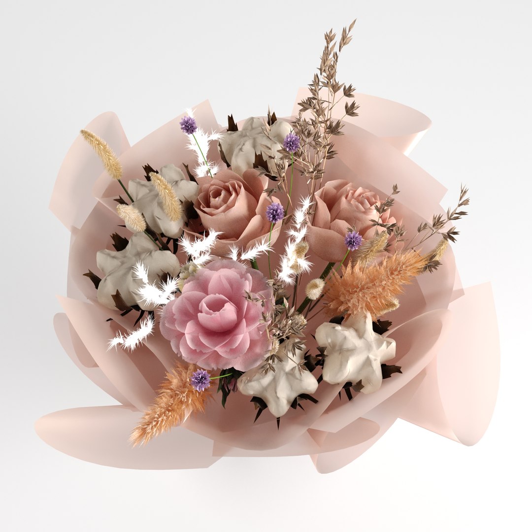 3D model Flowers Bouquet - TurboSquid 1889447