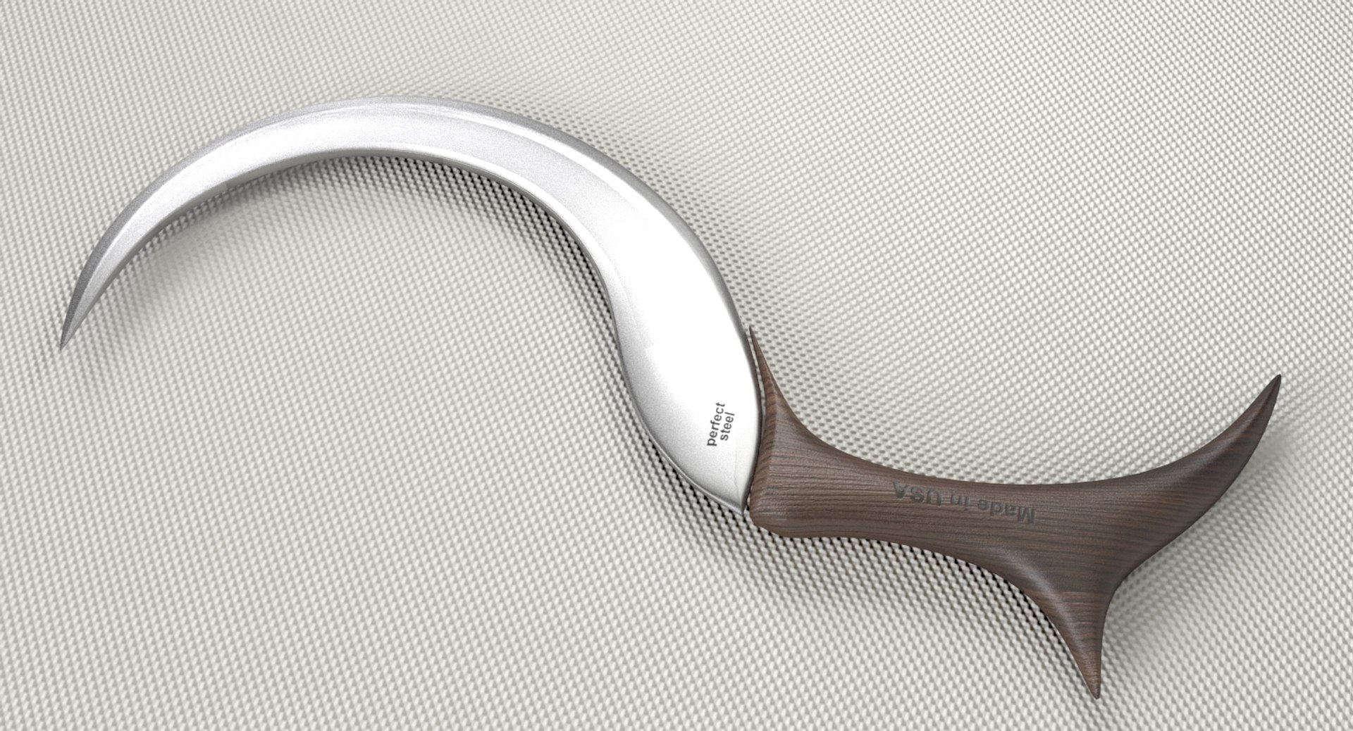 3d max realistic dagger