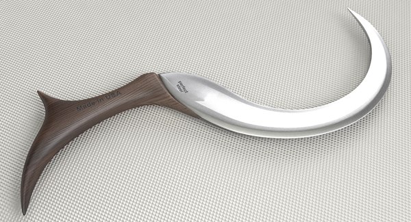 3d max realistic dagger