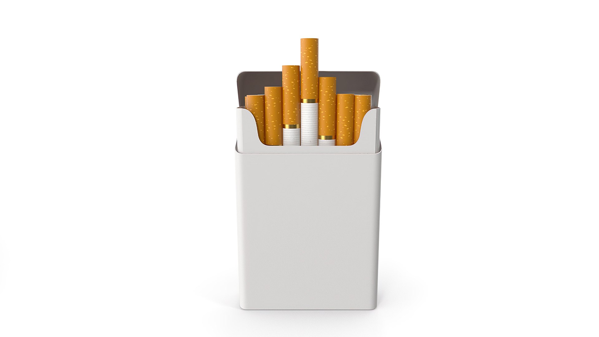 3D Model Pack Of Cigarettes - TurboSquid 2043941
