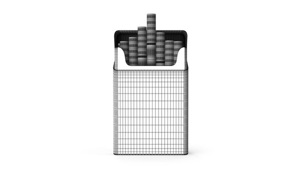 modelo 3d Paquete de cigarrillos - TurboSquid 2043941
