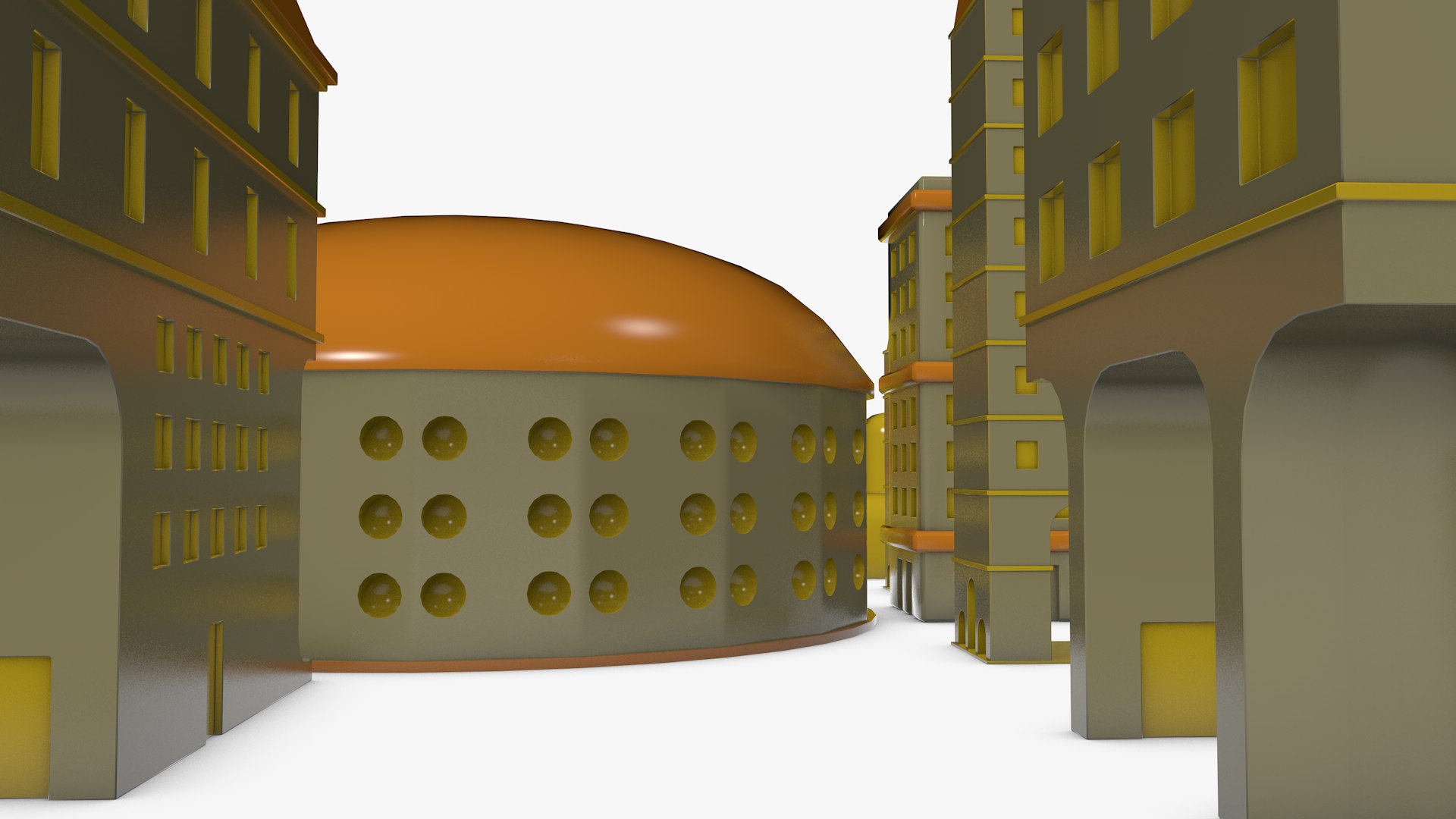 3D Plastic City Toy Model - TurboSquid 2158455