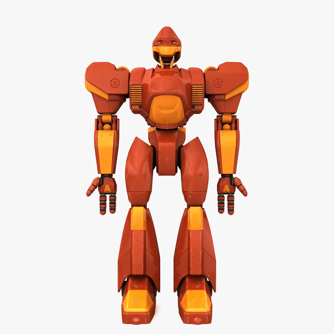 3d Droid Animation Model