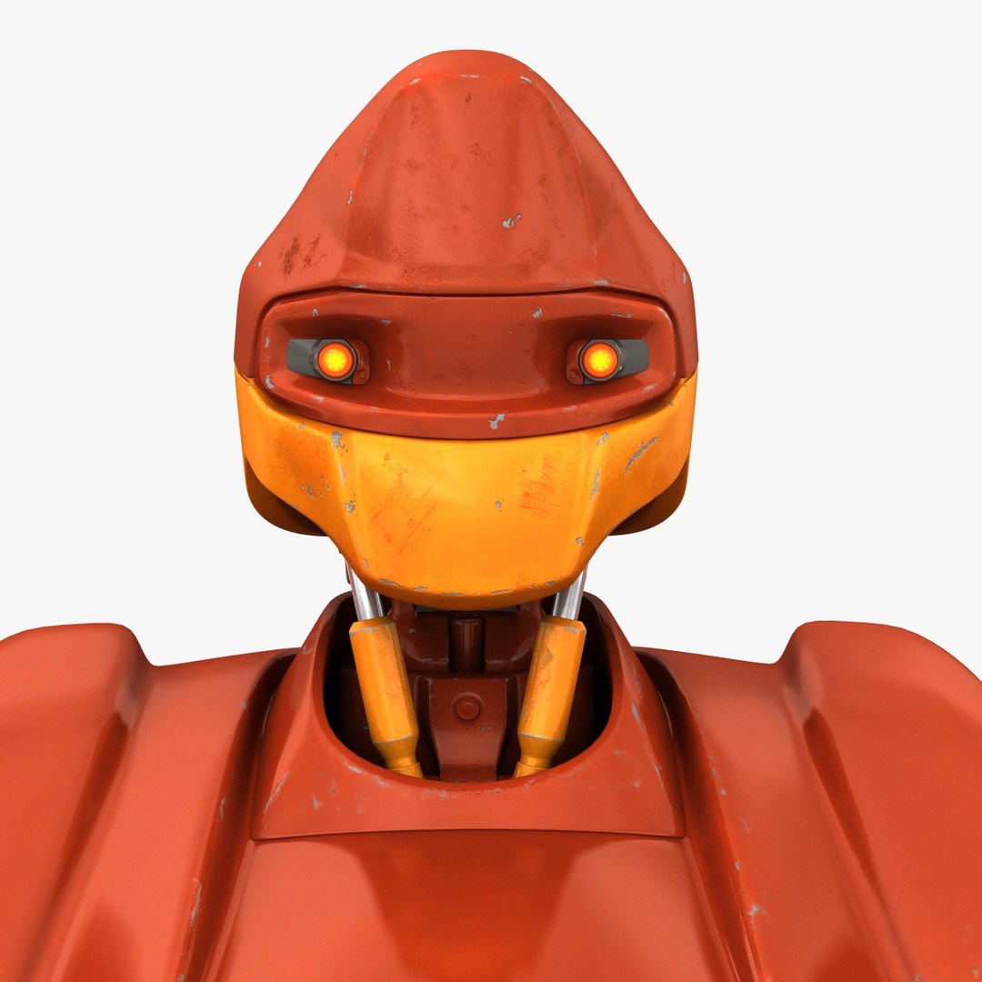3d Droid Animation Model