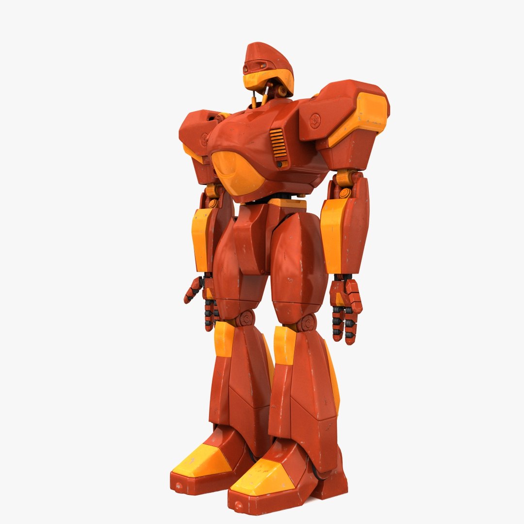 3d Droid Animation Model