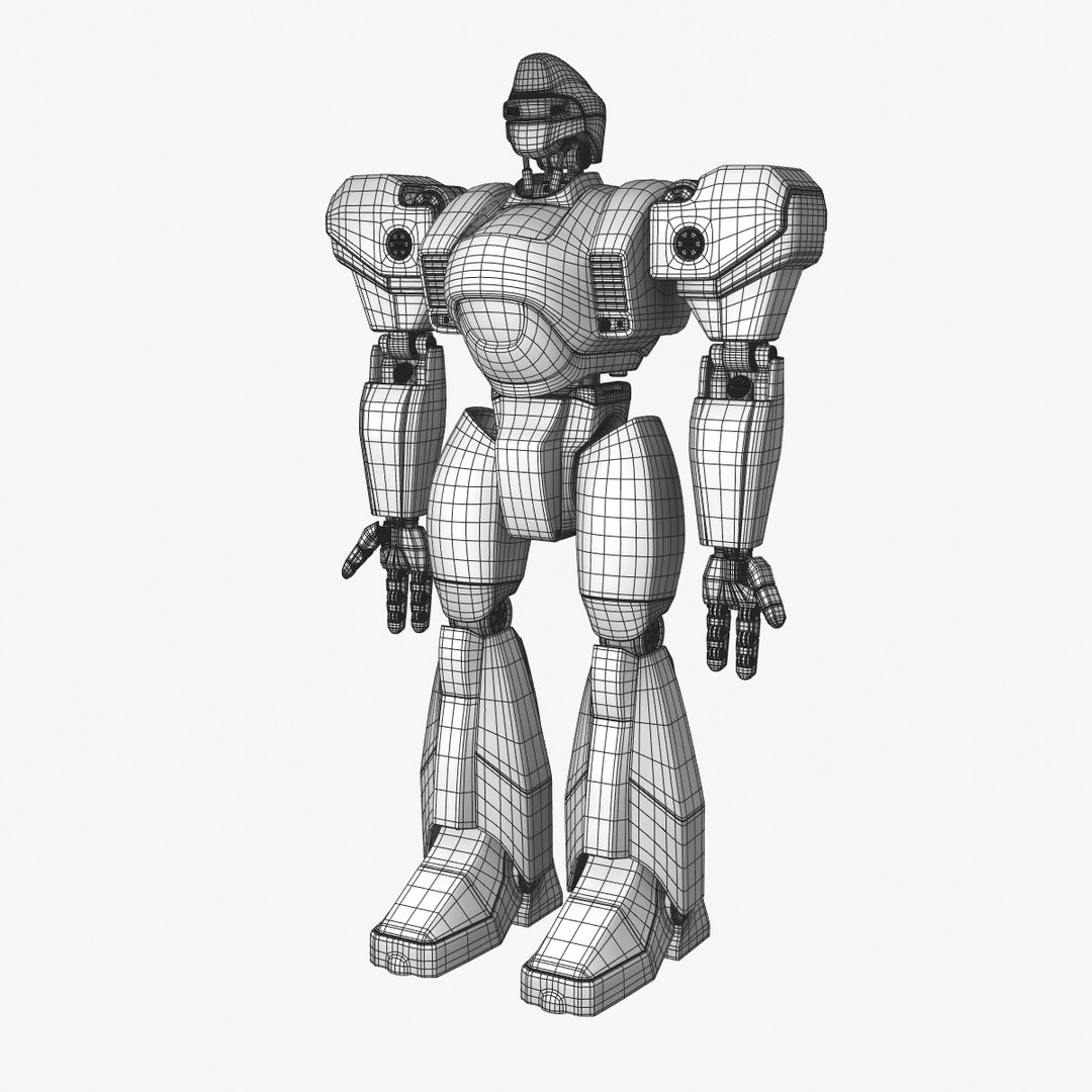 3d Droid Animation Model