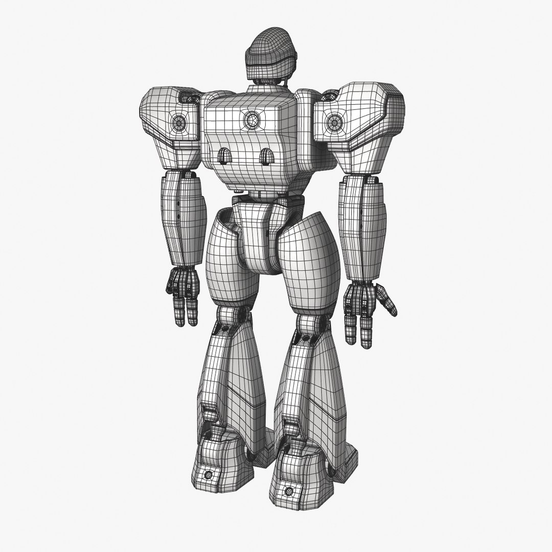 3d Droid Animation Model