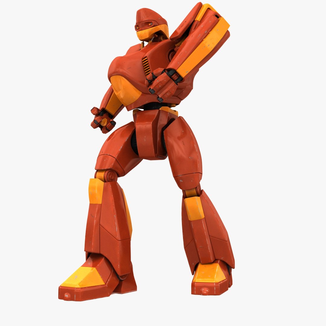 3d Droid Animation Model