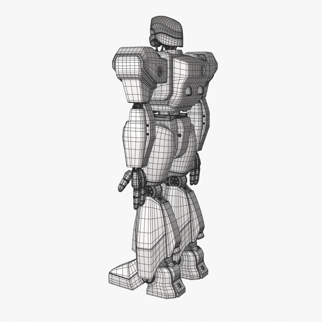 3d Droid Animation Model