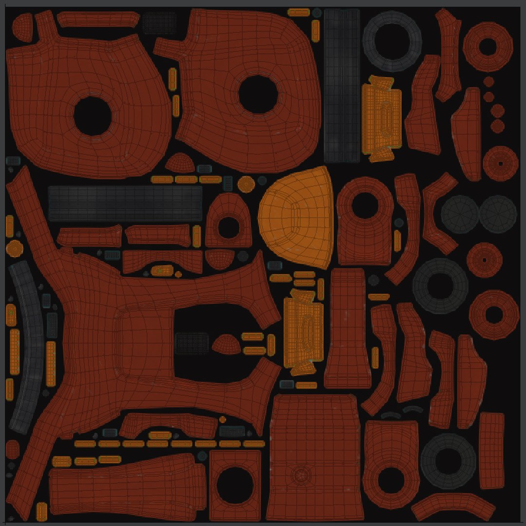 3d Droid Animation Model