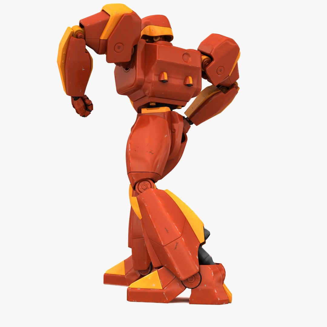 3d Droid Animation Model