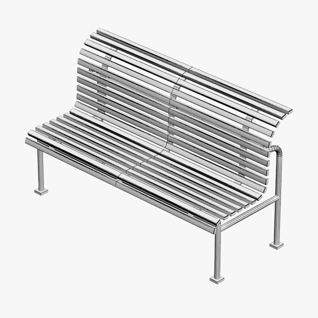 Bench 3d 3ds