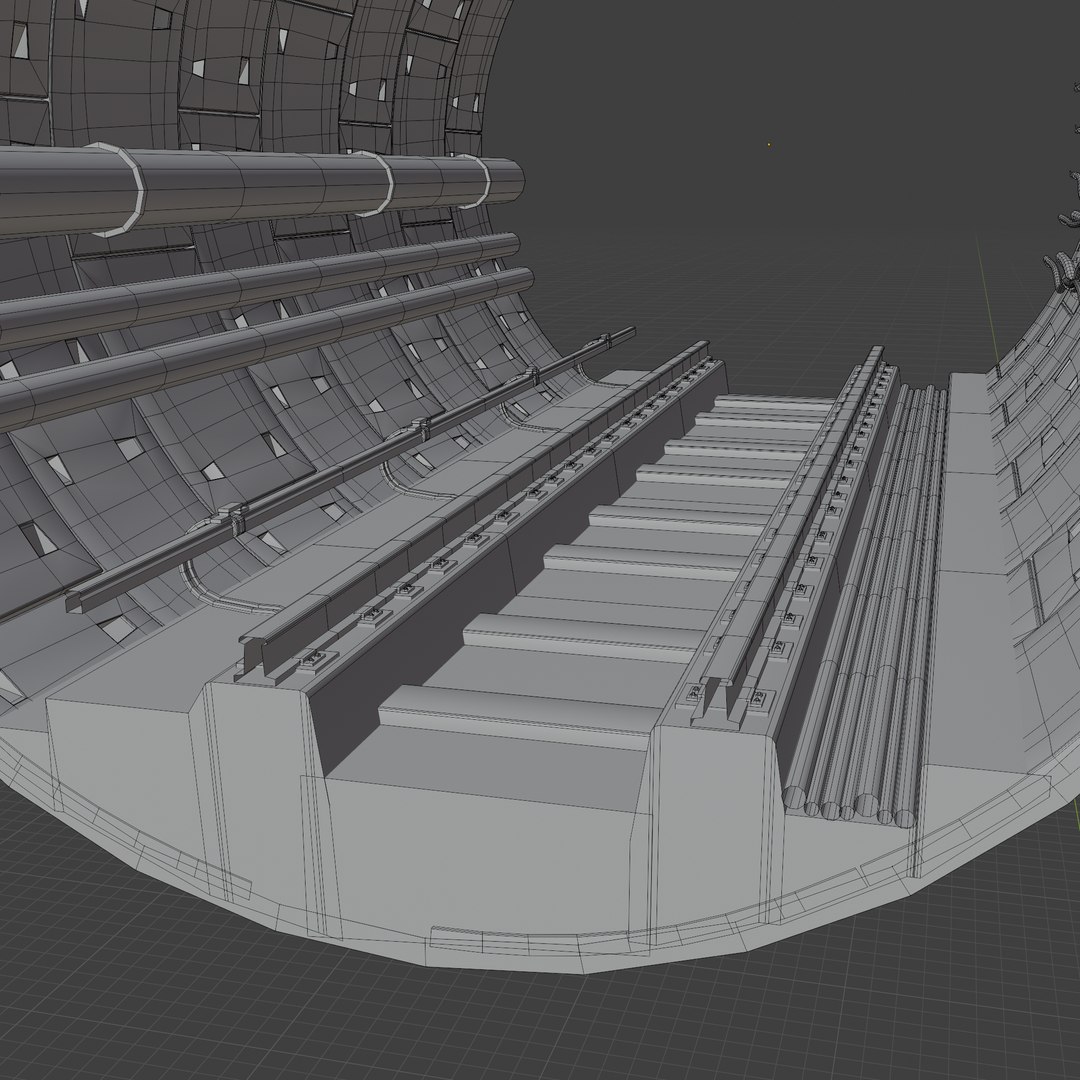 3D Tunnel Section Model - TurboSquid 1844350