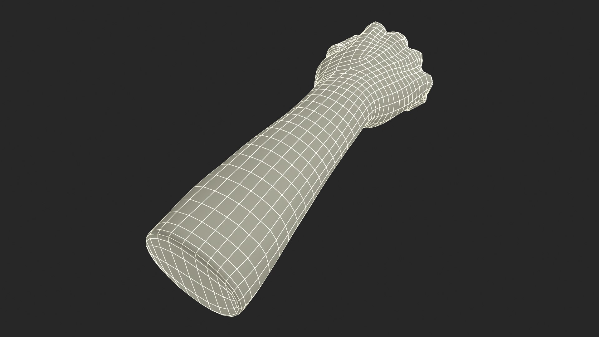 3D Dark Skinned Man Fist Model - TurboSquid 2180873