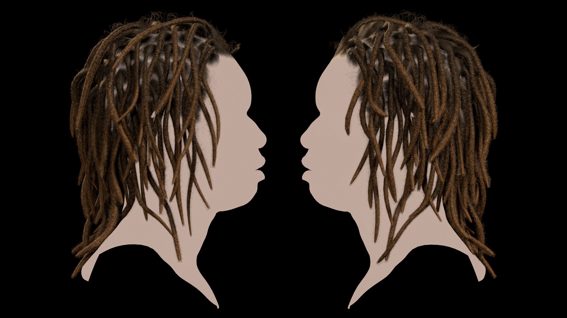 3D Dreadlocks 3 - TurboSquid 2030217