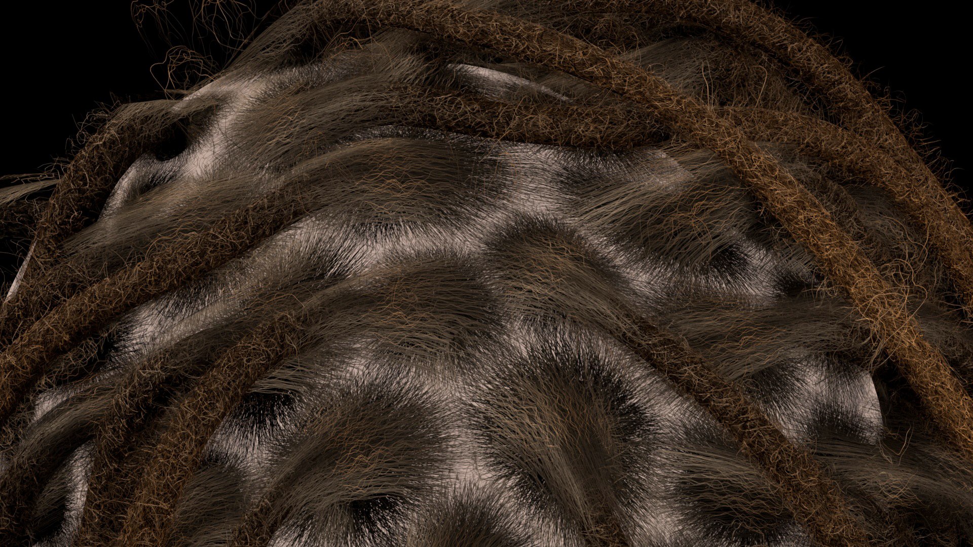 3D Dreadlocks 3 - TurboSquid 2030217