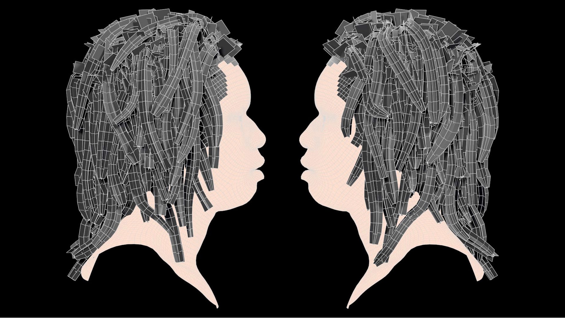 3D Dreadlocks 3 - TurboSquid 2030217