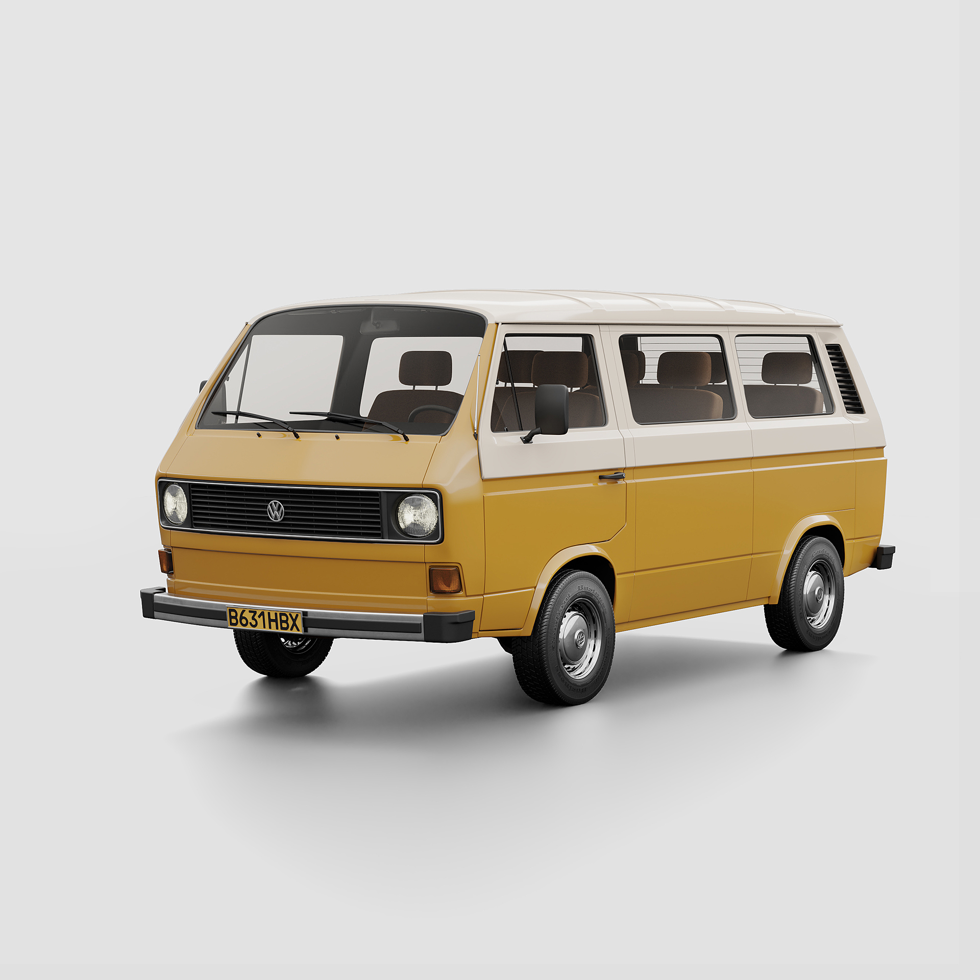 modelo 3d VW Transporter T3 - TurboSquid 1832310