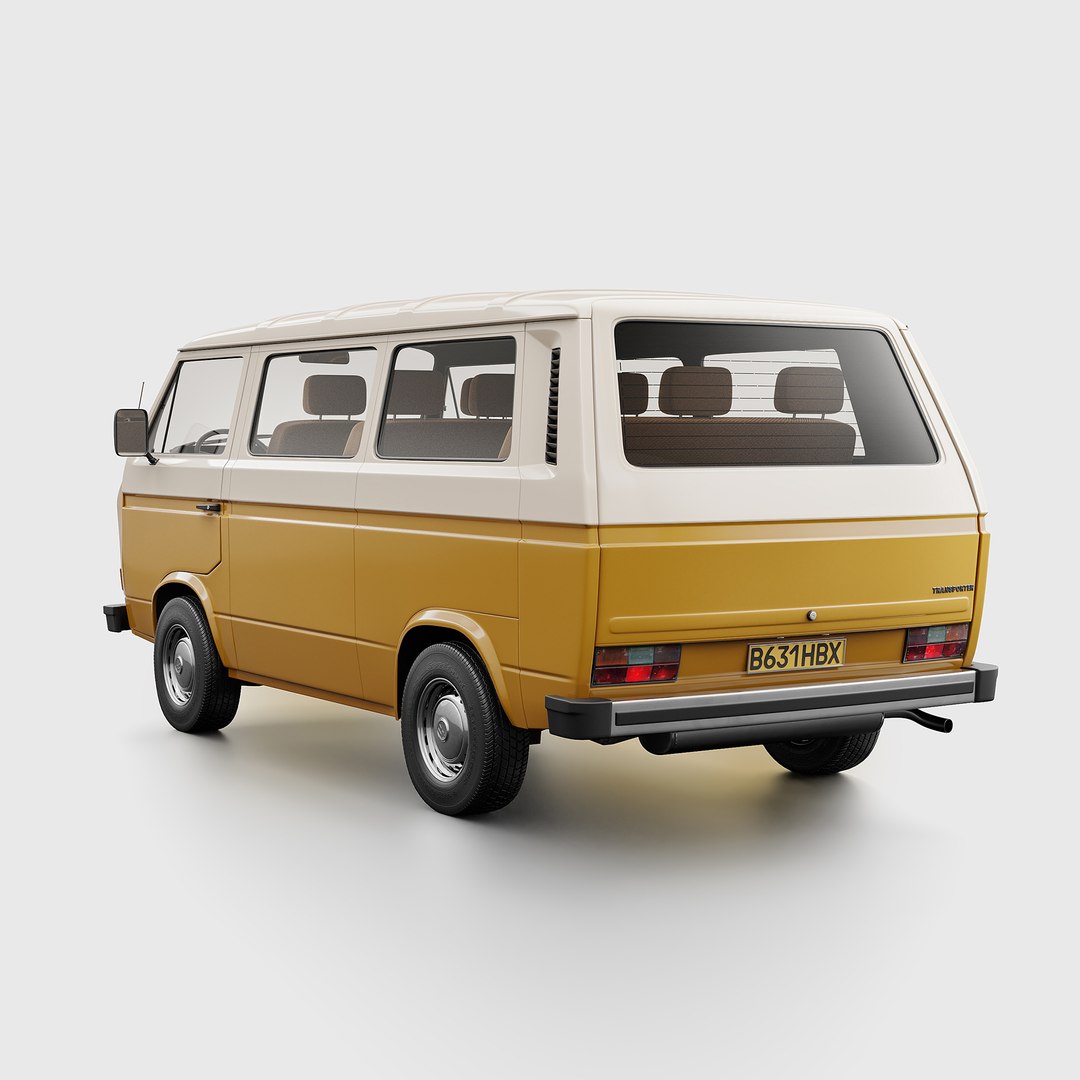 VW Transporter T3 3D Model - TurboSquid 1832310